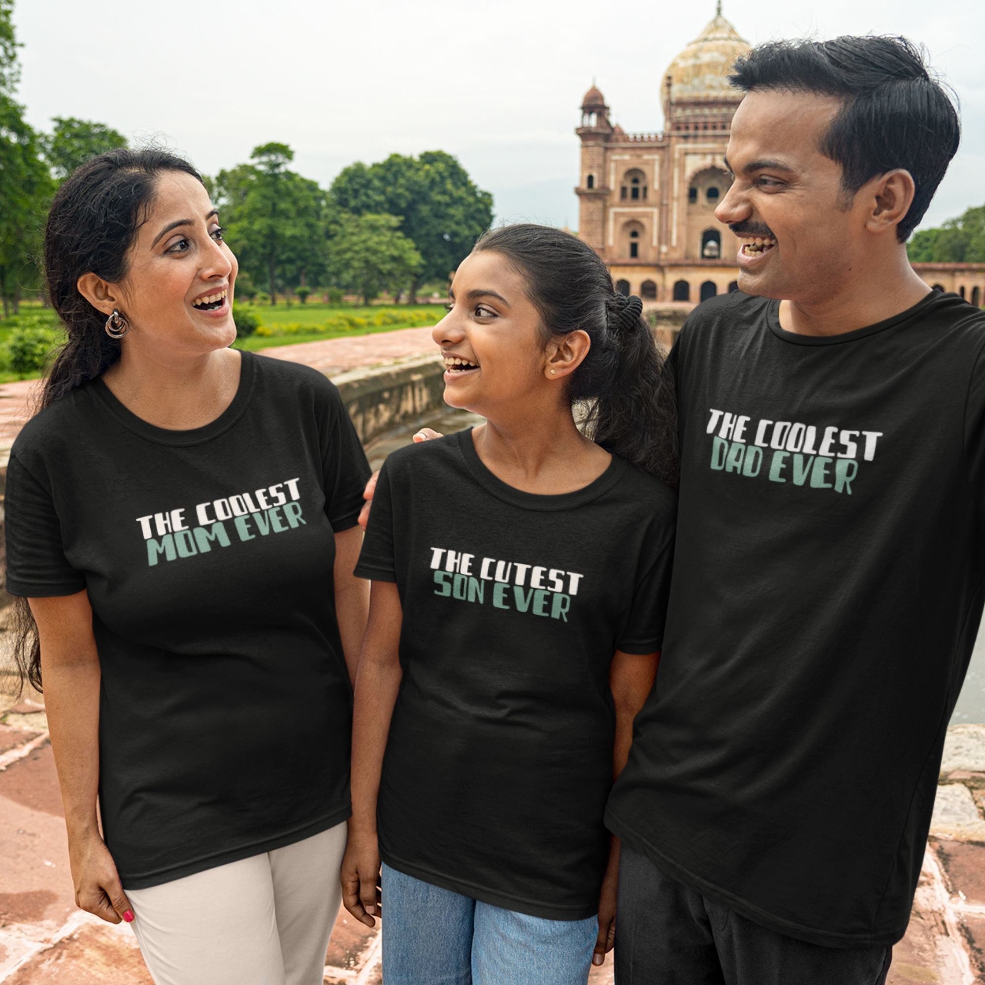 The Coolest Son Dad and Mom Matching Family T-shirt