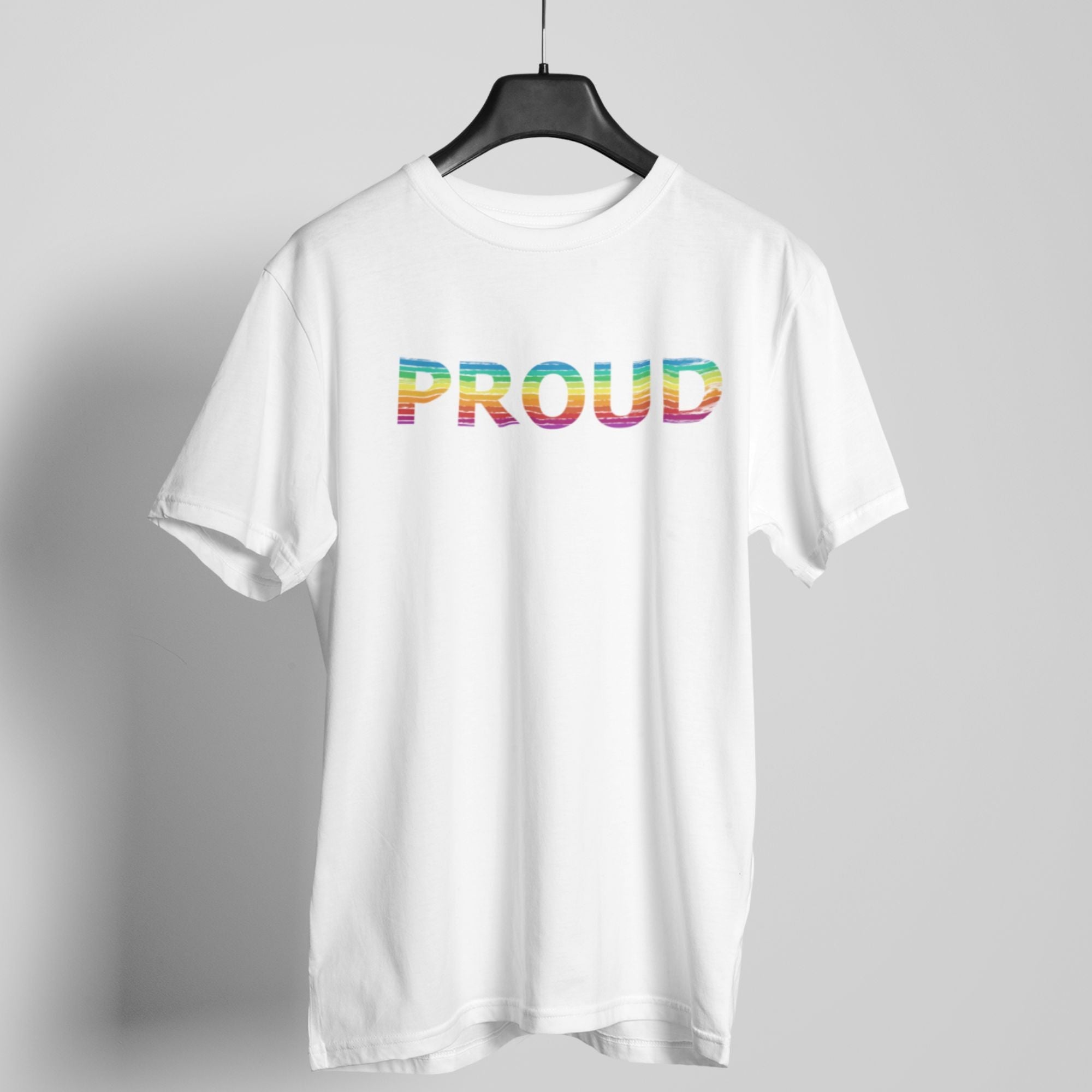 Proud Gay Cotton Printed T-shirt For LGBTQ Community