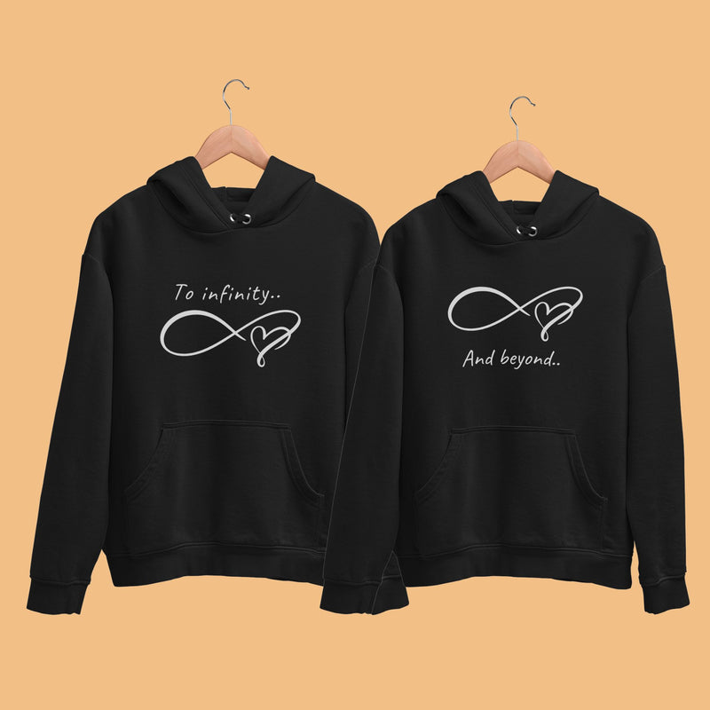 To Infinity and Beyond Couple Hoodies