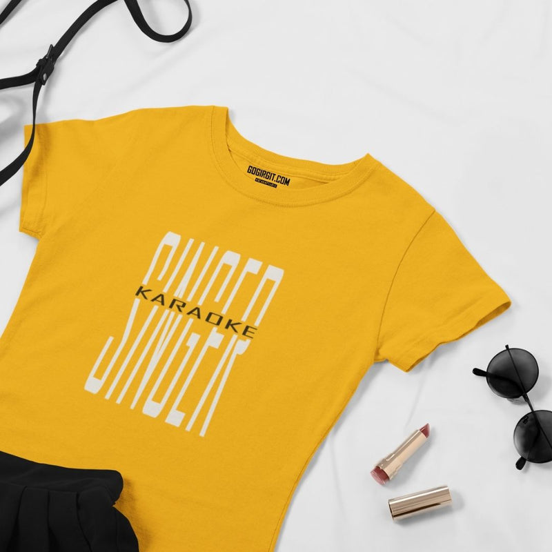 Buy exclusive Karaoke Singer T-shirt In India | gogirgit.com