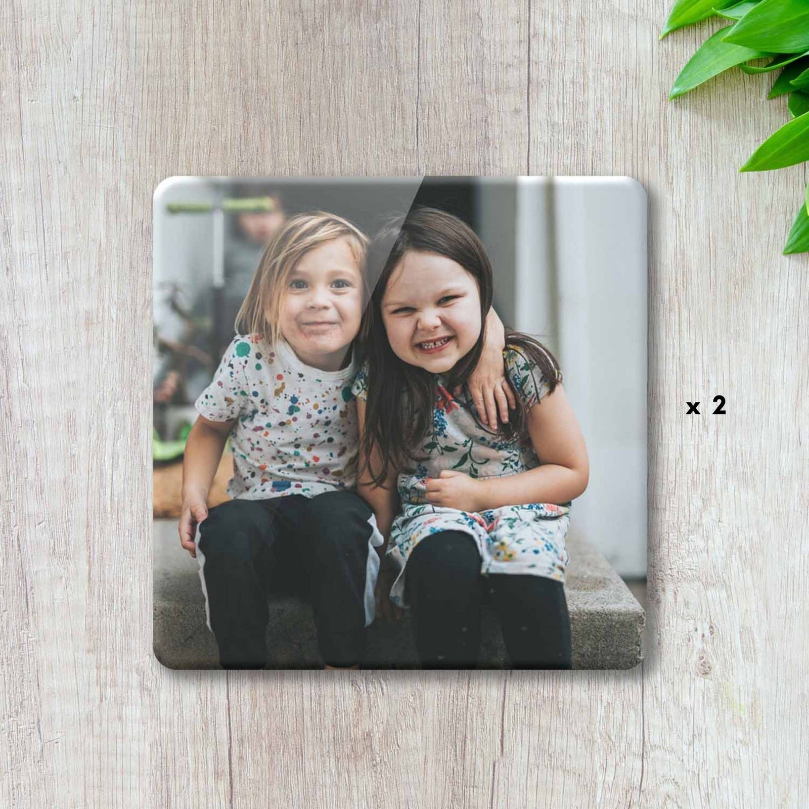 Customizable 3MM Acrylic Fridge Magnet - Pack of 2