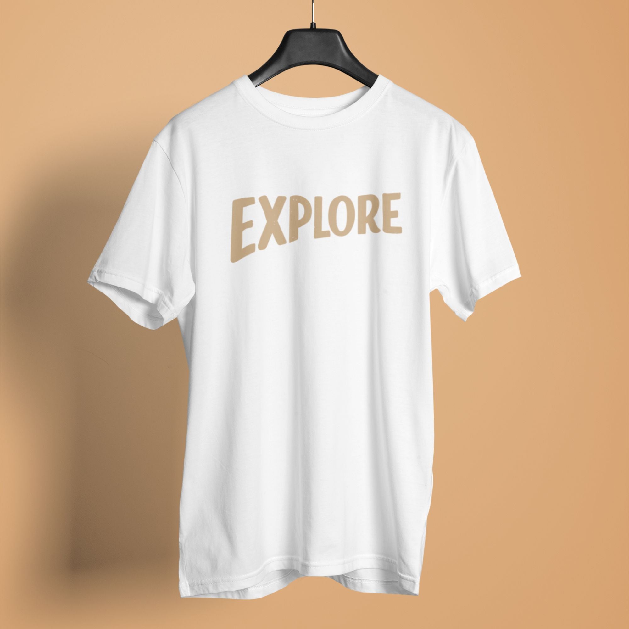 Explore Printed Men's White Tshirt | GOGIRGIT.COM